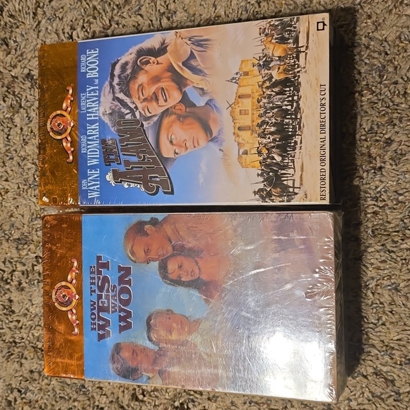MGM | Media | Mgm How The West Was Won And The Alamo Vhs Double Tapes ...